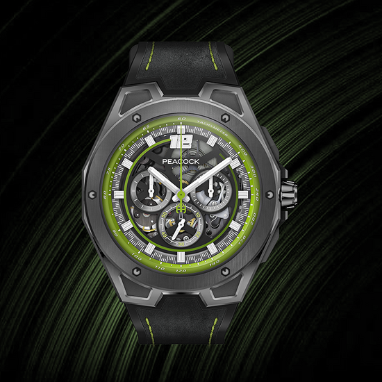PEACOCK Ultra Speed Chronograph Watch – Peacock Watches