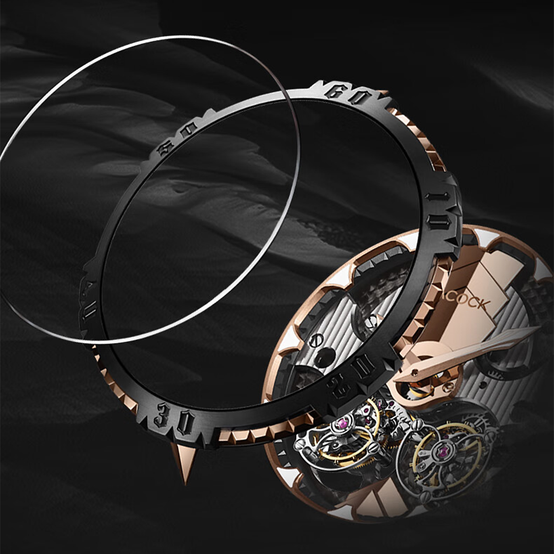 Peacock Dual Tourbillon Plume Monarch Watch 45.5mm – Peacock Watches