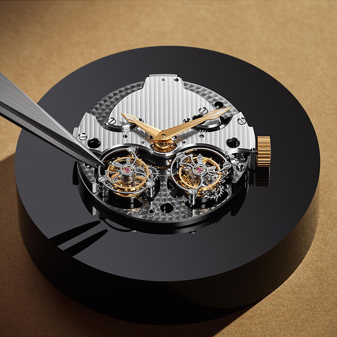 Peacock Dual Tourbillon Plume Monarch Watch 45.5mm – Peacock Watches