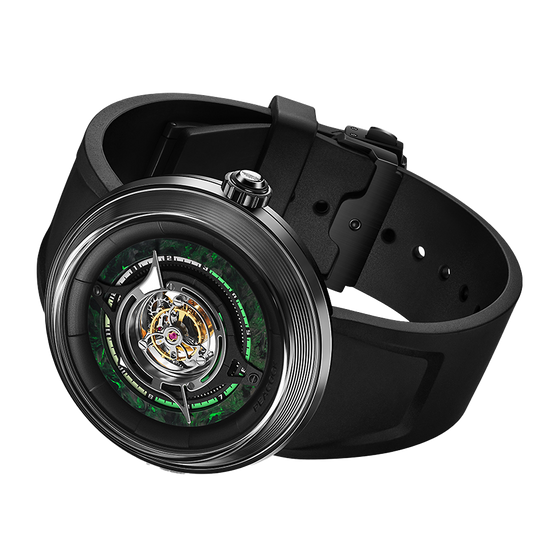 Peacock Black Hole Central Tourbillon Watch 46mm – Peacock Watches